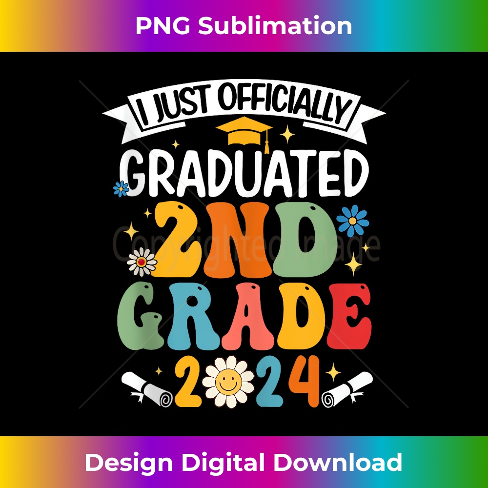Groovy I Just Officially Graduated 2nd Grade 2024 Graduation - Inspire ...