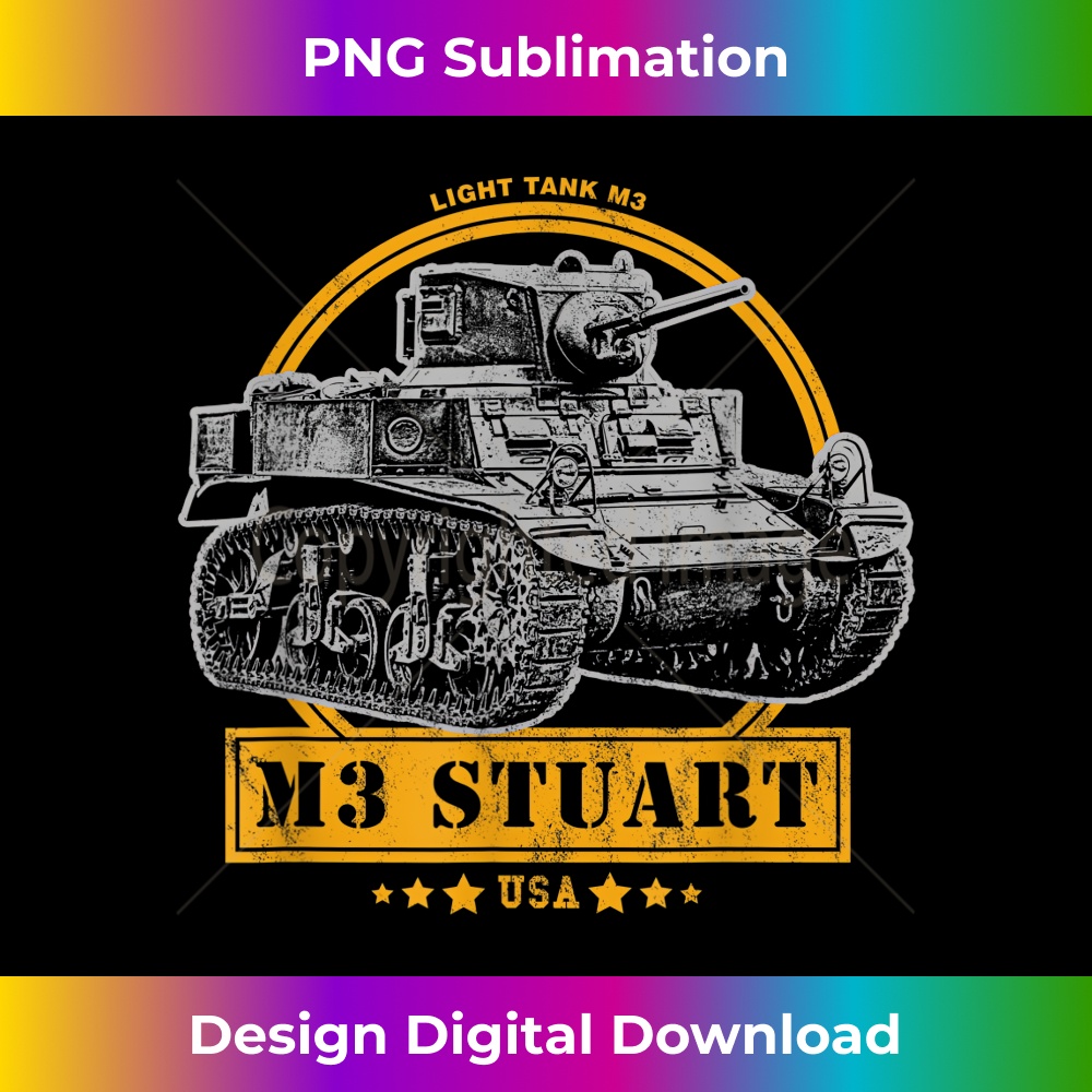 M3 Stuart - WW2 Tank - Futuristic PNG Sublimation File - Inf | Inspire ...
