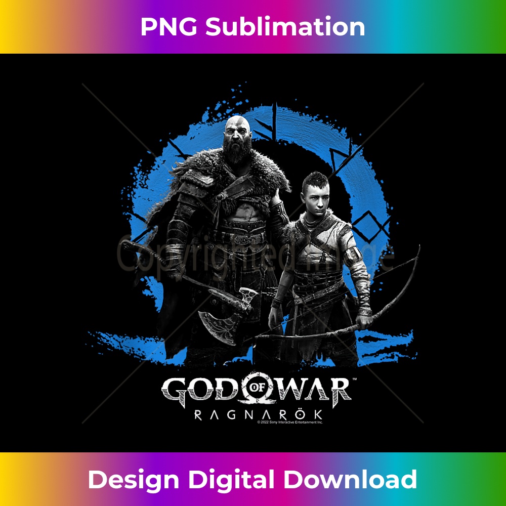 God of War Ragnarok Icon with Kratos and Atreus Tank Top - C | Inspire ...