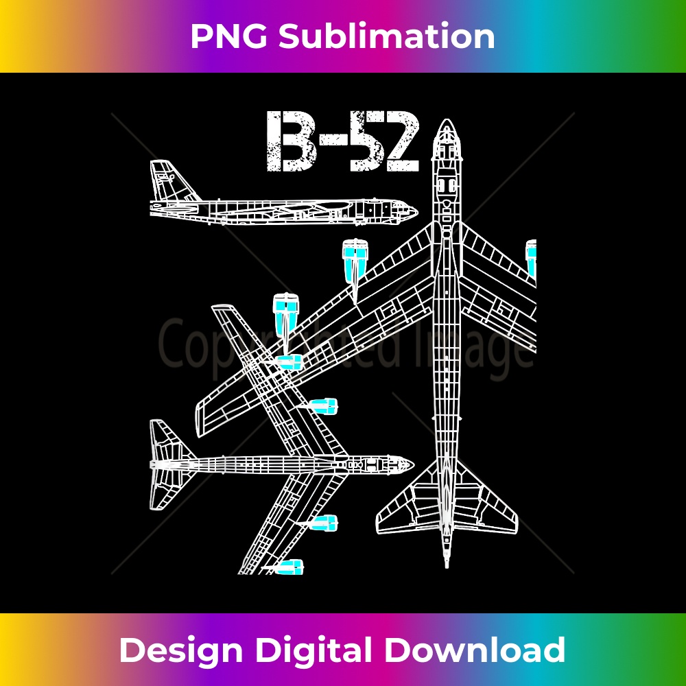 B-52 B-52 Stratofortress T- T - Urban Sublimation PNG Design | Inspire ...