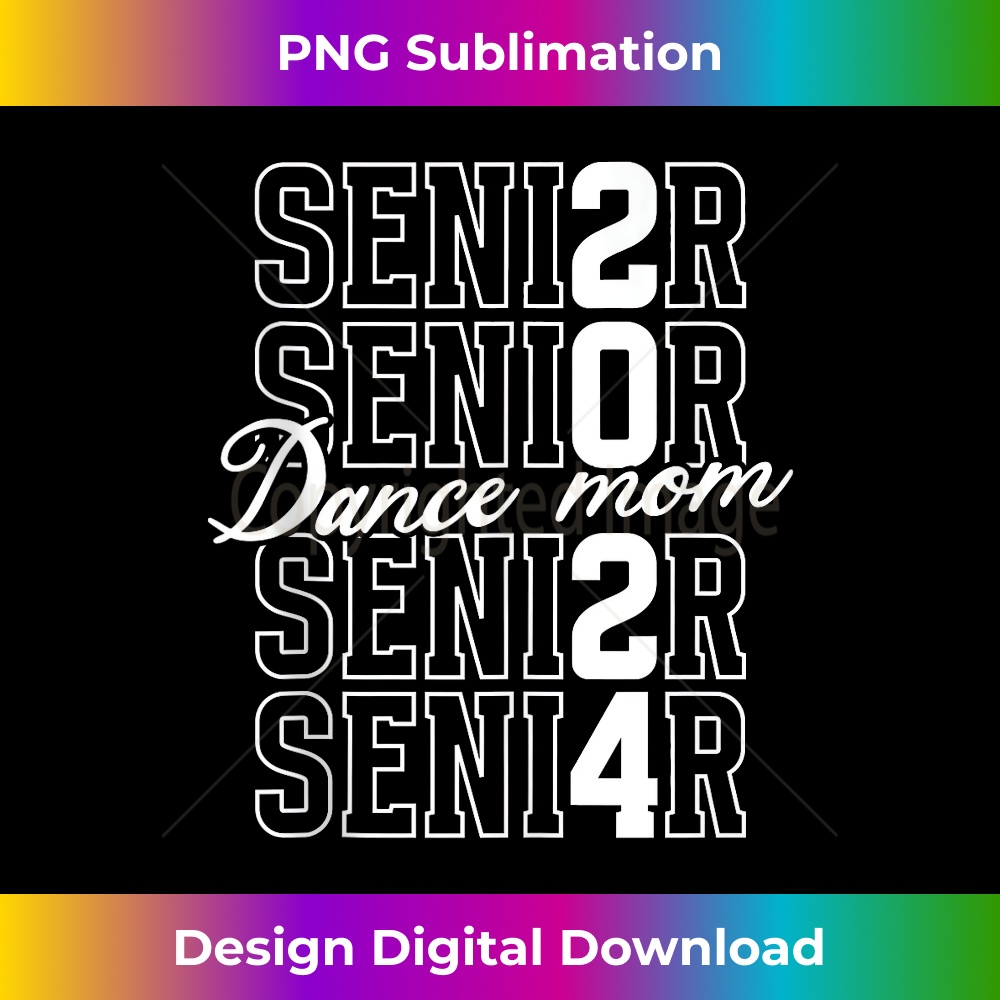 Proud Dance Senior Mom 2024 Dancing Senior Mother 2024 Tank - Inspire ...
