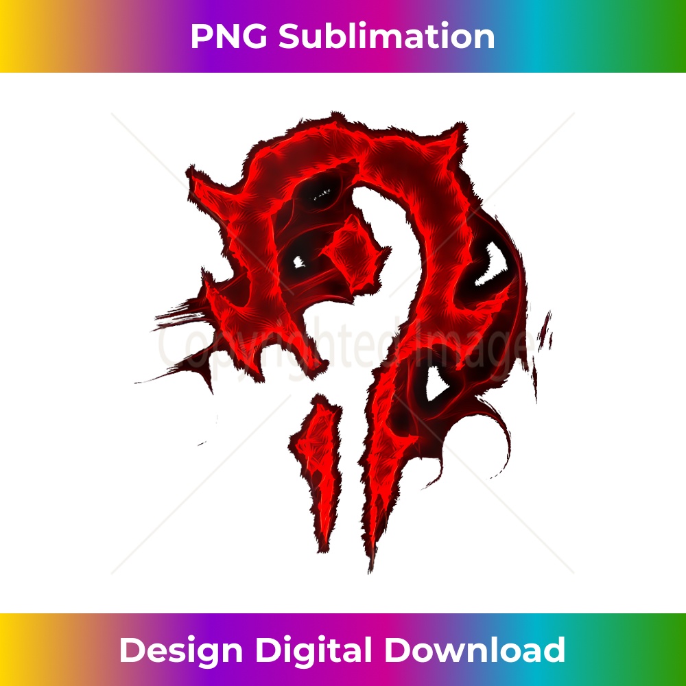 Warcraft Logo Horde Saturated Tank Top 1 - Timeless PNG Subl - Inspire ...