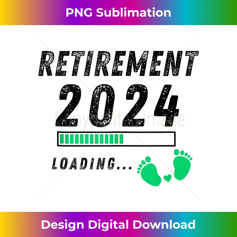 Funny Retirement 2024 loading Retired Countdown Tank Top - T - Inspire ...