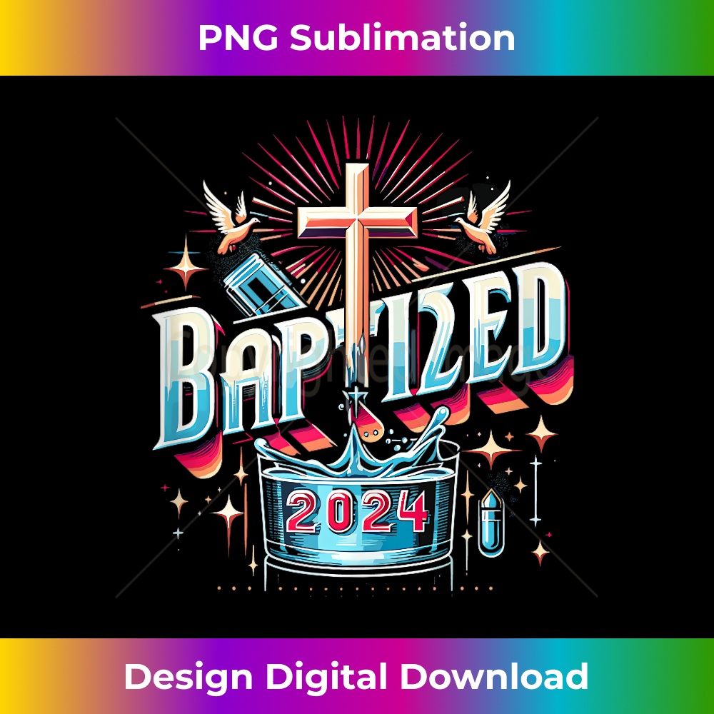 Baptized 2024 Christian Baptism Cross Holy Water Ceremoy Tan | Inspire Uplift