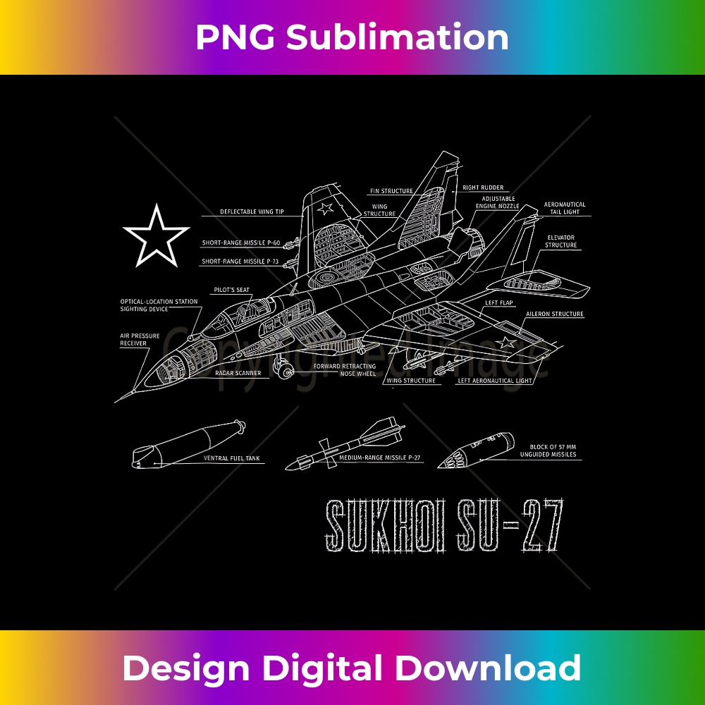 Russian Cold War Sukhoi SU-27 Jet Airplane blueprint - Bespo | Inspire ...