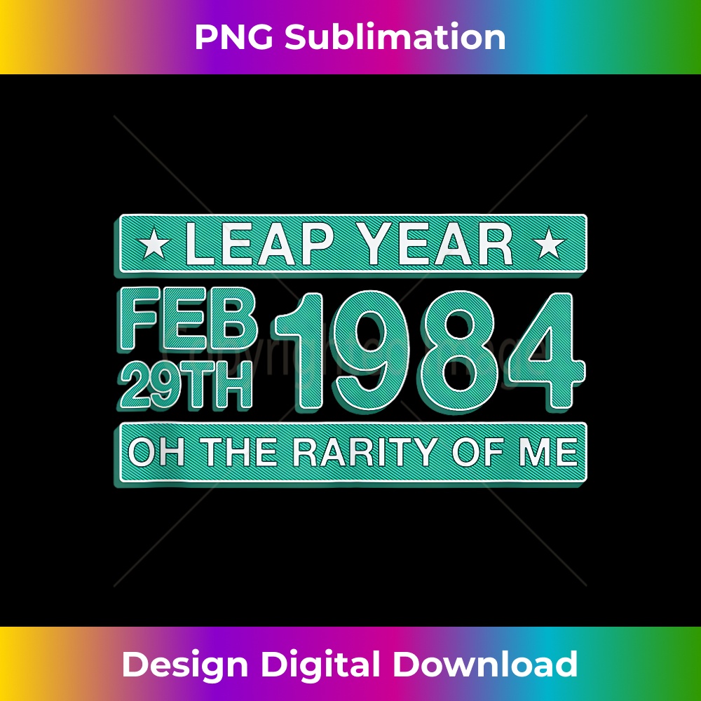 Vintage Birthday Leap Day 1984 Feb 29th 10 Leap Year 40 Bday | Inspire ...
