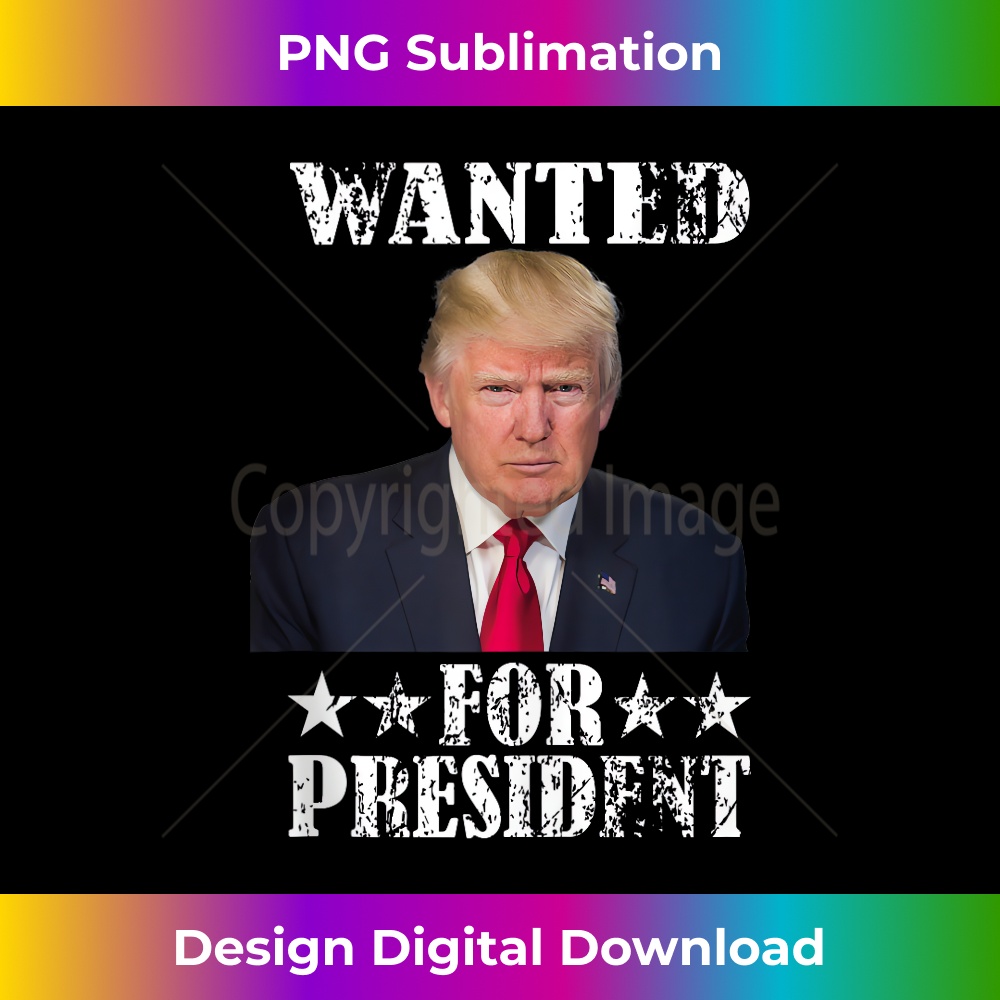 Donald Trump Most Wanted For President 2024 Pro Mugshot Tank - Inspire ...