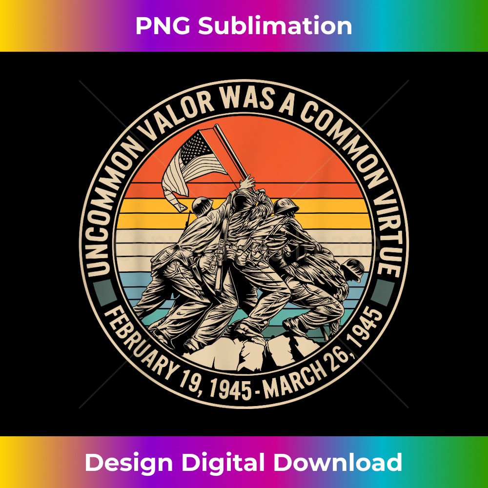 World War Two Uncommon Virtue Flag Raising Iwo Jima Tee 1 - | Inspire ...