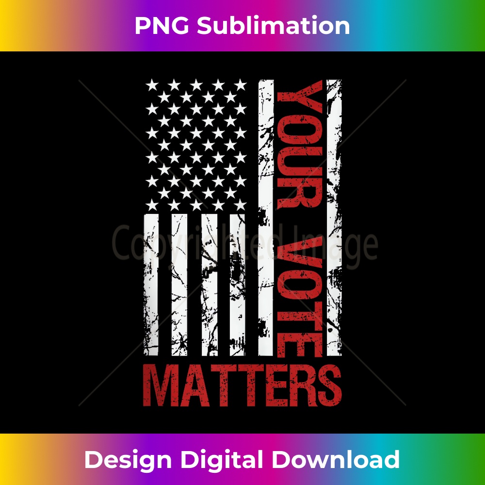Pride USA Flag Presidential Elections 2024 Your Vote Matters - Inspire ...