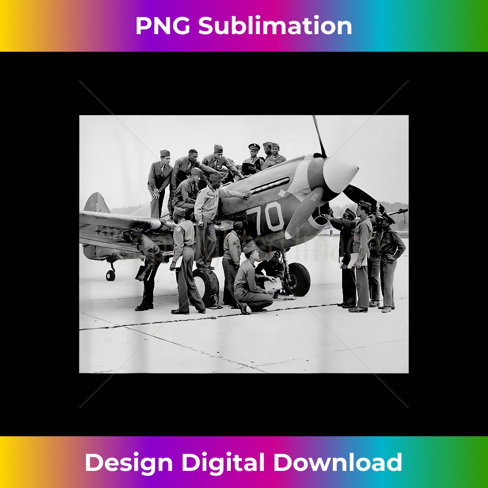 Vintage Tuskegee Pilots USA Black History World War 2 Airmen - Inspire ...