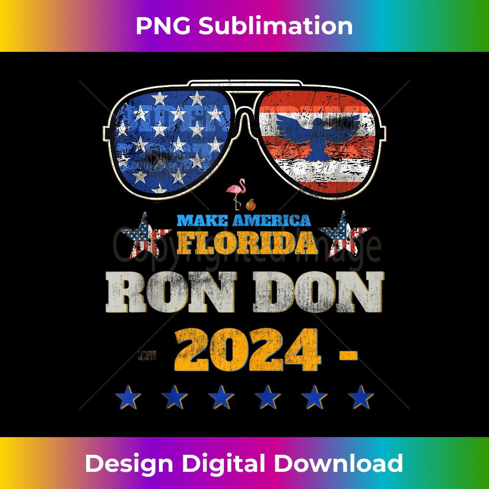 Trump DeSantis 2024 Ron Don 24' American Flag Flamingo Stars | Inspire ...