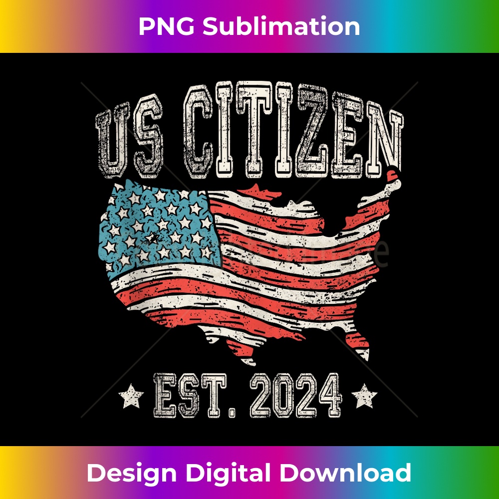 US Citizen Est 2024 US Flag Immigrant Citizenship American T | Inspire ...