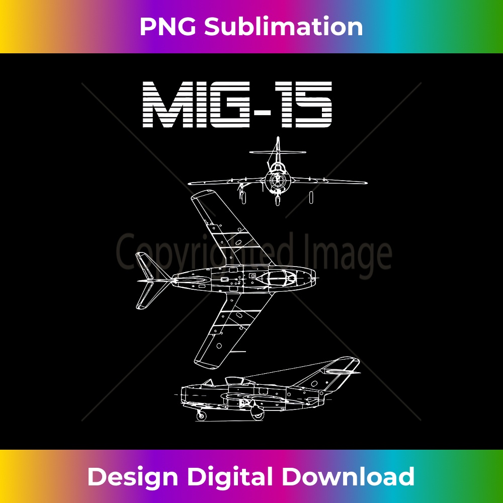 Mig-15 Soviet Plane Warbird Blueprint Schematics Diagram - F - Inspire ...