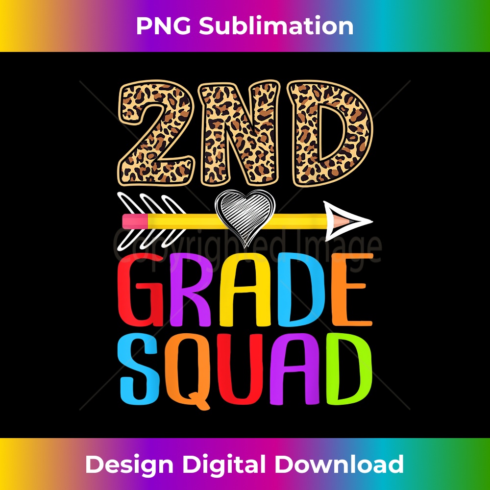 2nd Grade Squad Leopard Print Second Grade Teacher Student - - Inspire ...