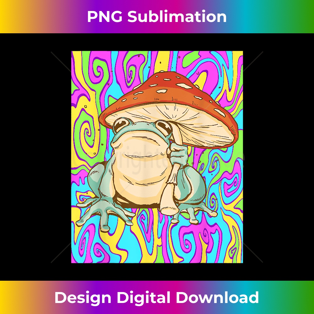 Chief Psychedelic Frog Toad Holding Trippy Mushroom - Bespok | Inspire ...