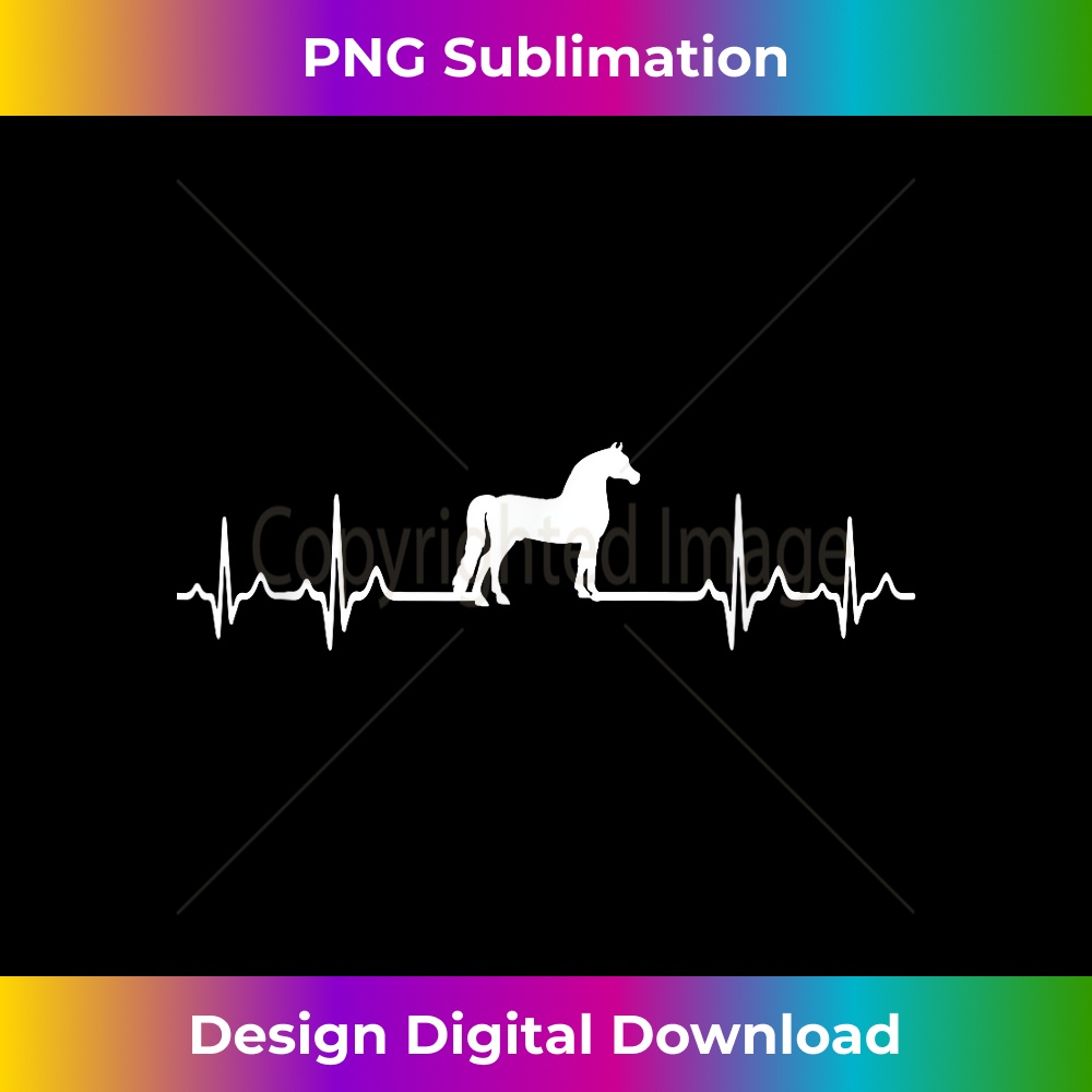 Heartbeat Horse - ECG Pulse Morgan - Bohemian Sublimation Di - Inspire ...