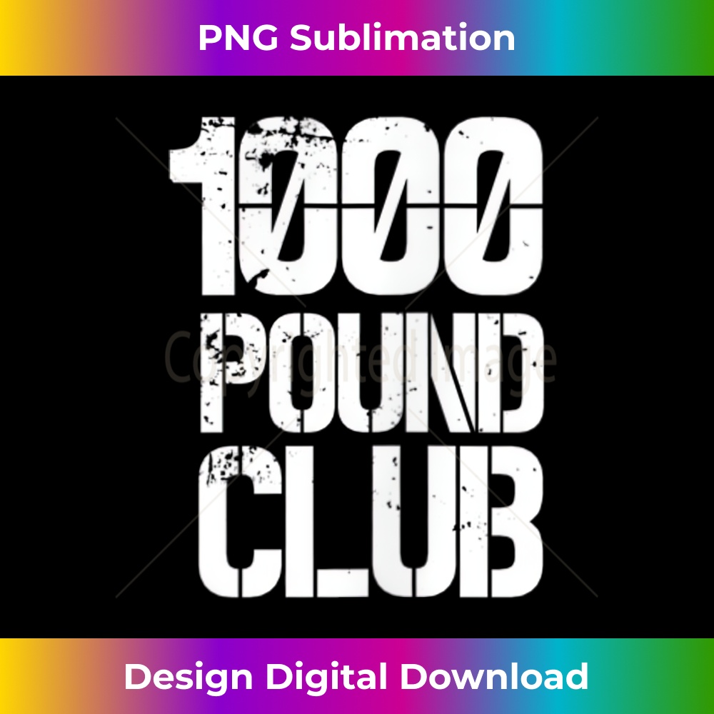 1000 Pound Club Member Small Logo Powerlifter Gift Tank Top | Inspire ...