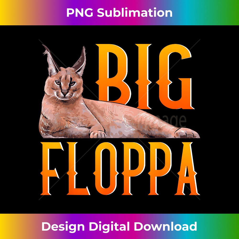 Big Floppa Meme Cute Caracal Cat - Classic Sublimation PNG F | Inspire ...