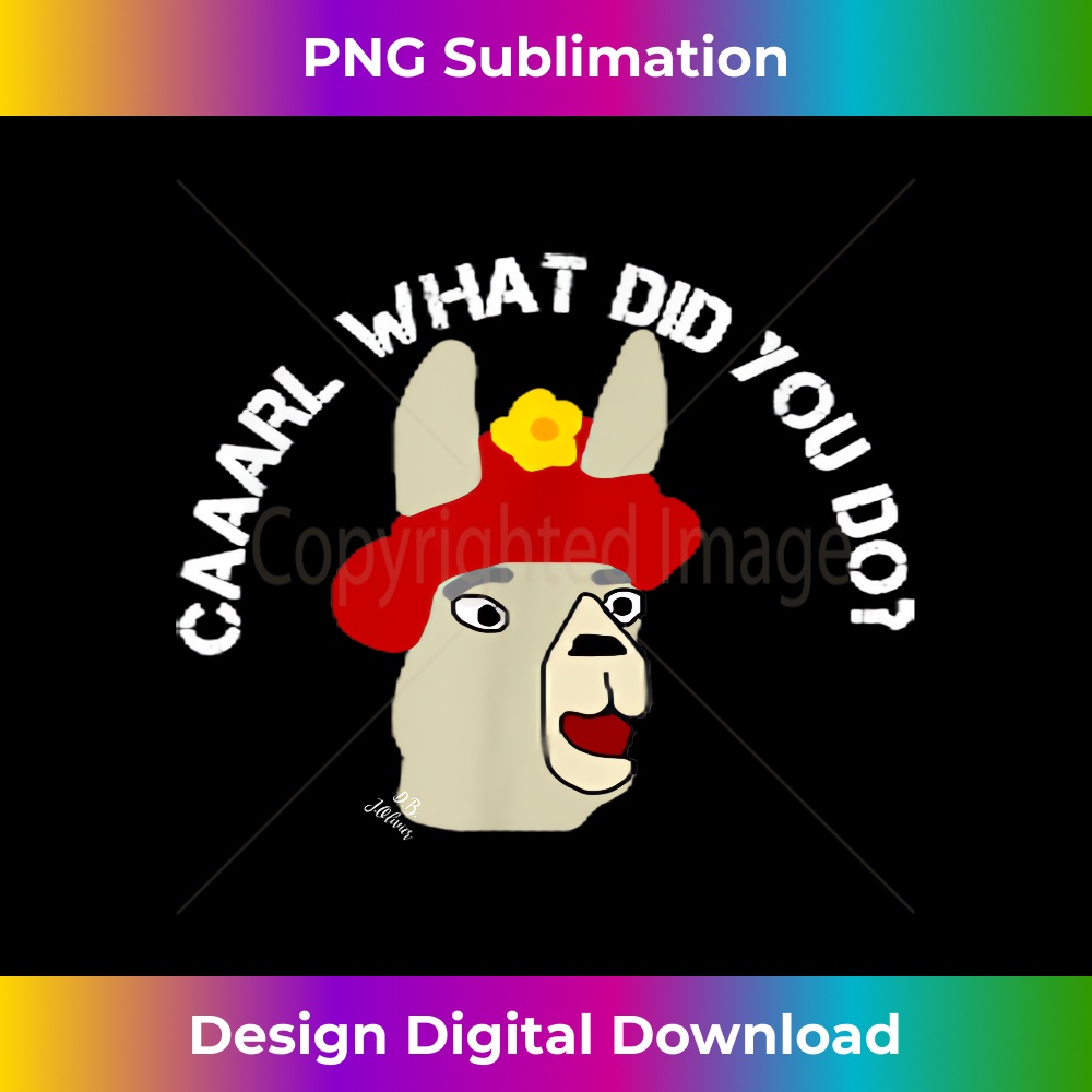 funny llama with hats lama with hat carl what did you do - F | Inspire ...