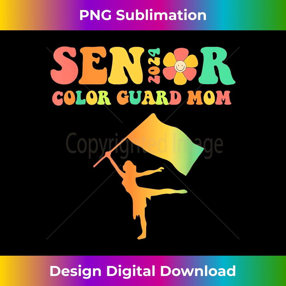 2024 Groovy Senior Color Guard Mom Flag Marching Band Parent | Inspire ...