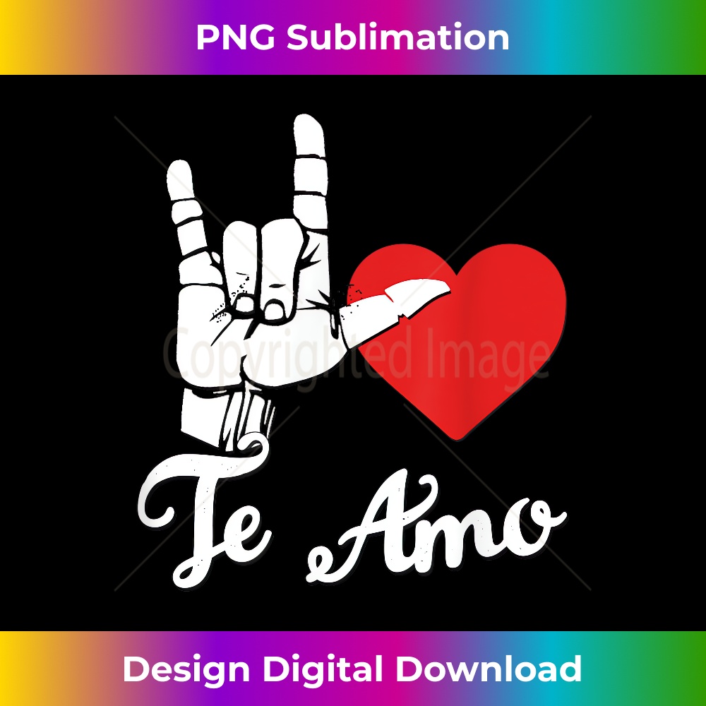 I love You in Spanish, Te Amo, Sign Language, Love Sign Gift | Inspire ...