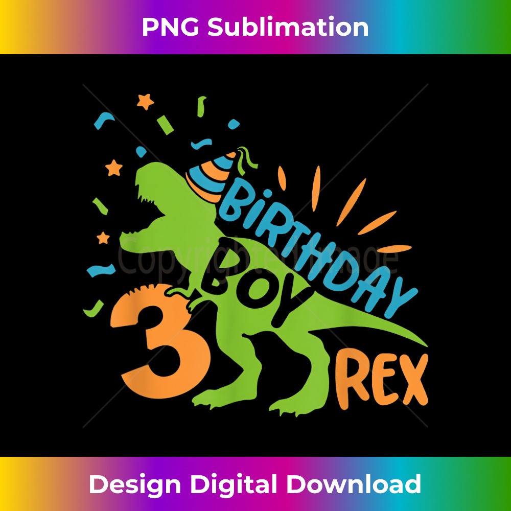 3 Rex Birthday Boy 3 year-old Boy 3rd Birthday - Bohemian Su | Inspire ...