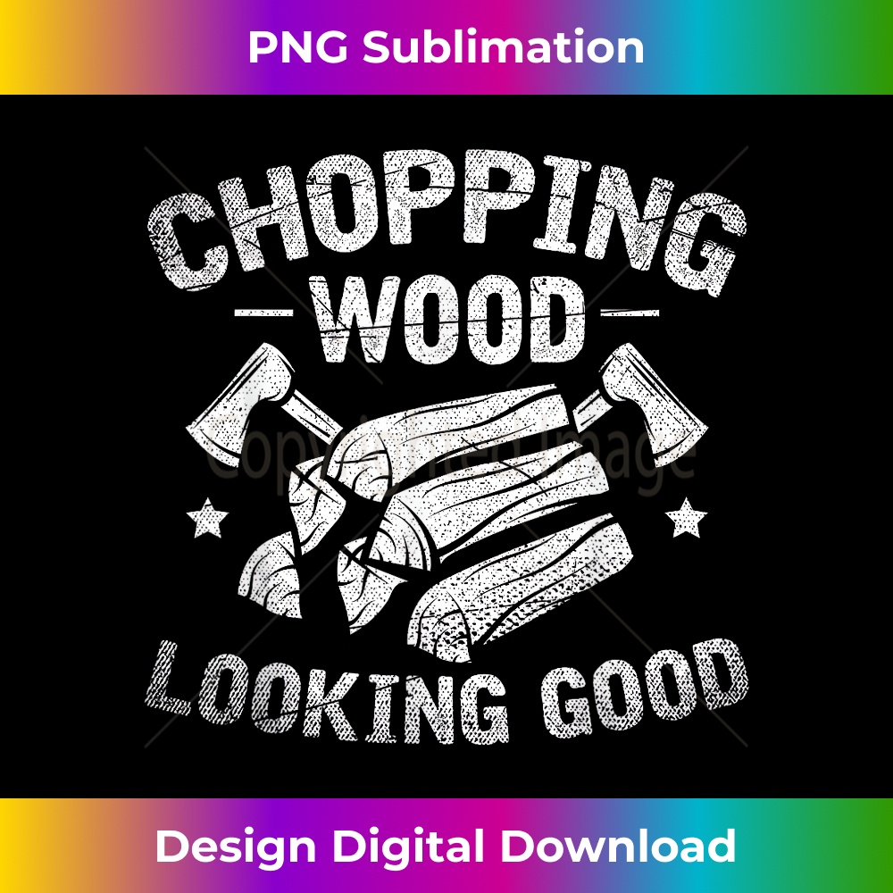 Funny Wood Chopper Chopping Wood Looking Good Lumberjack - I | Inspire ...
