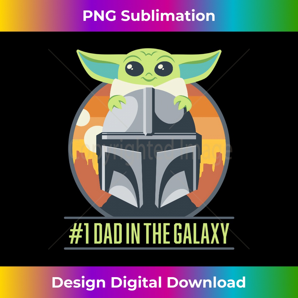 Star Wars The Mandalorian Father's Day Number One Dad Long S | Inspire ...