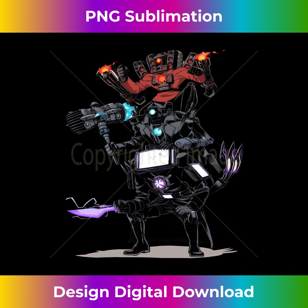 Speaker man, Camera man, TV man Costume Skibidi Toilet Long - Inspire ...