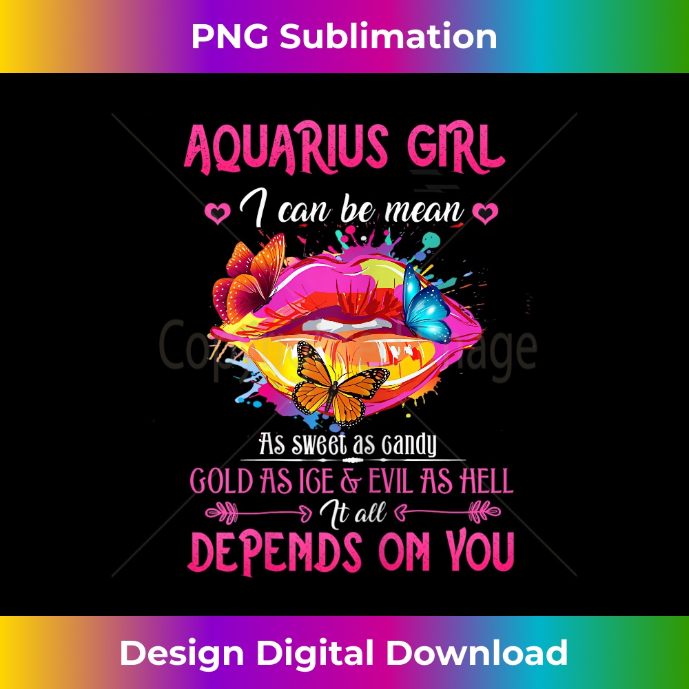 Womens Aquarius Girl Lips January February Queen Birthday Zo | Inspire ...