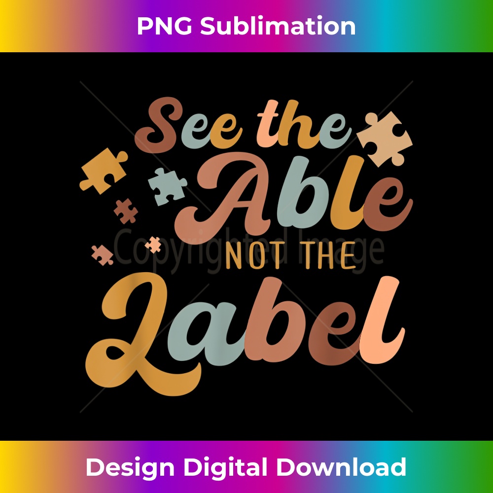 See The Able Not The Label Autism Awareness Day Puzzle Piece - Inspire ...