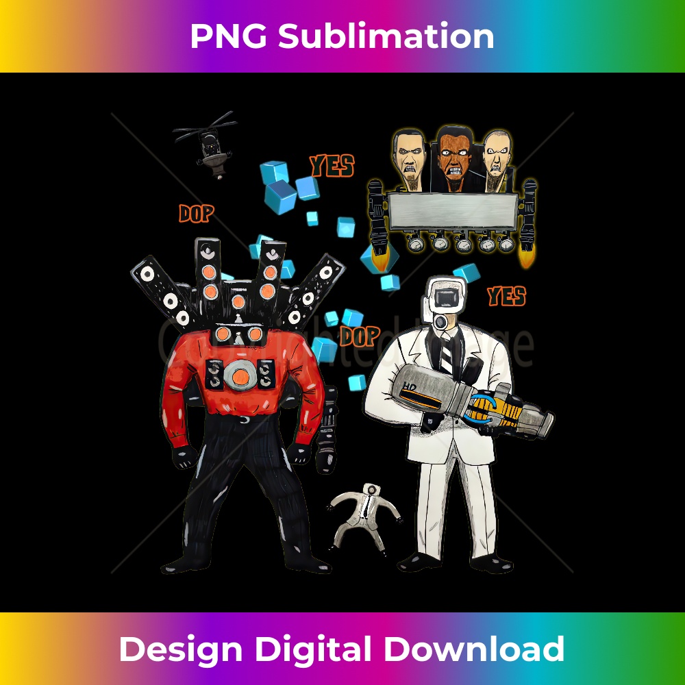 Skibidi Toilet, Speaker man Camera man,, TV man costume Long - Inspire ...