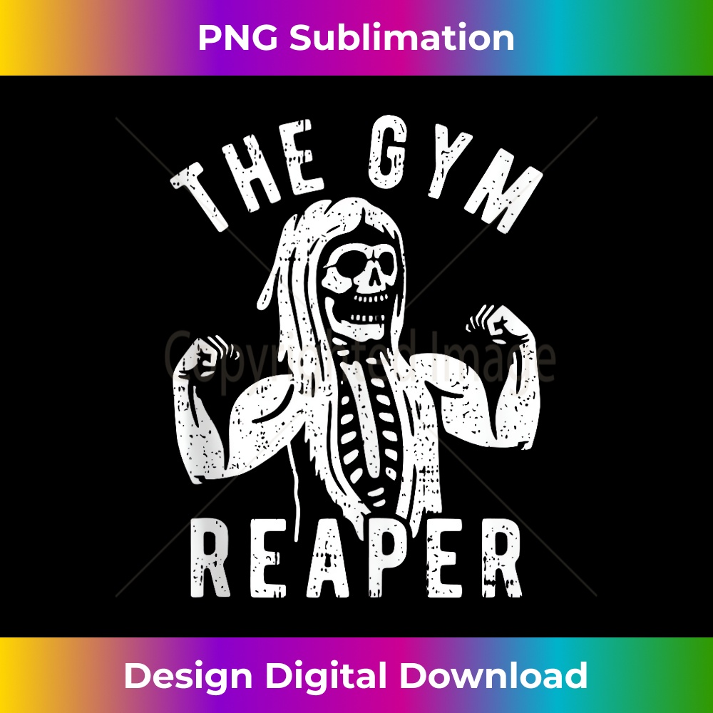 Gym Reaper Halloween Costume Funny Skeleton Fitness Workout | Inspire ...