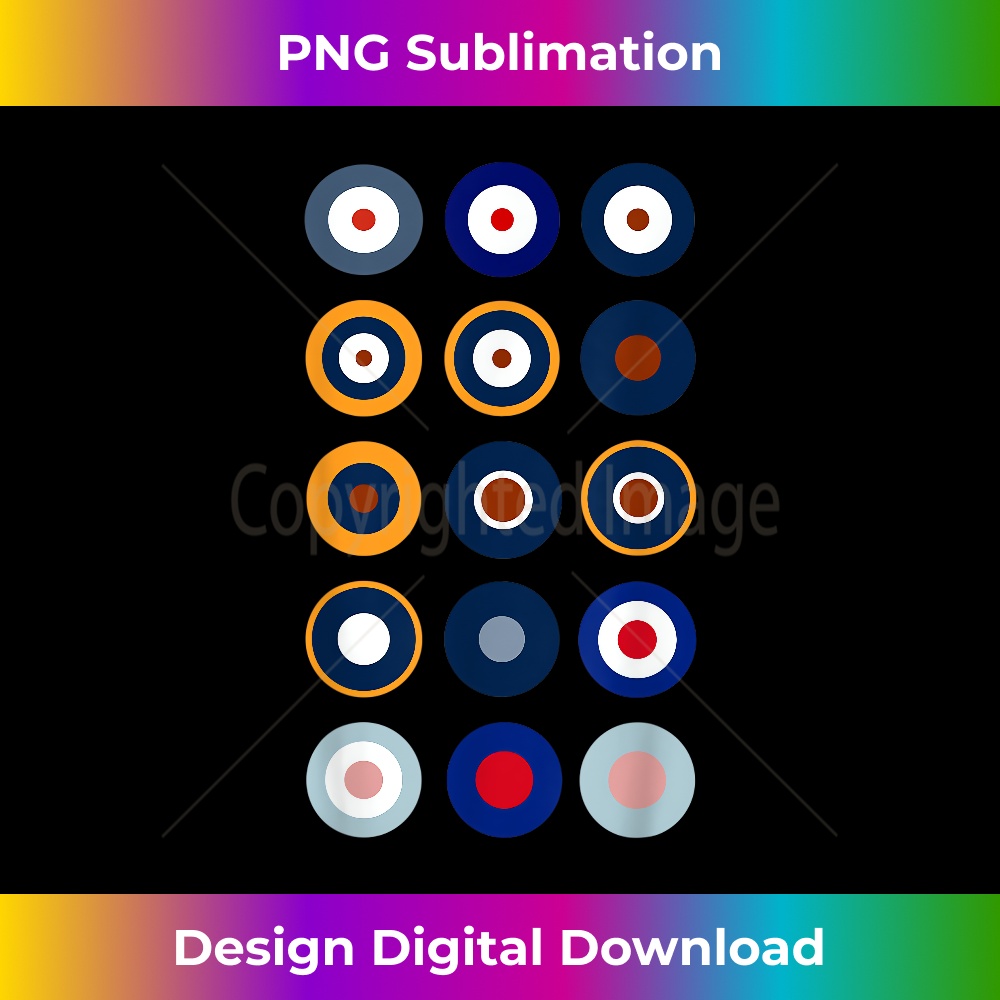 RAF Roundel Evolution WW1 - Present - Contemporary PNG Subli | Inspire ...