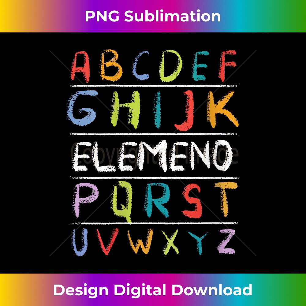 Womens ABC Elemeno Back To School Preschool Kindergarten Tea | Inspire ...