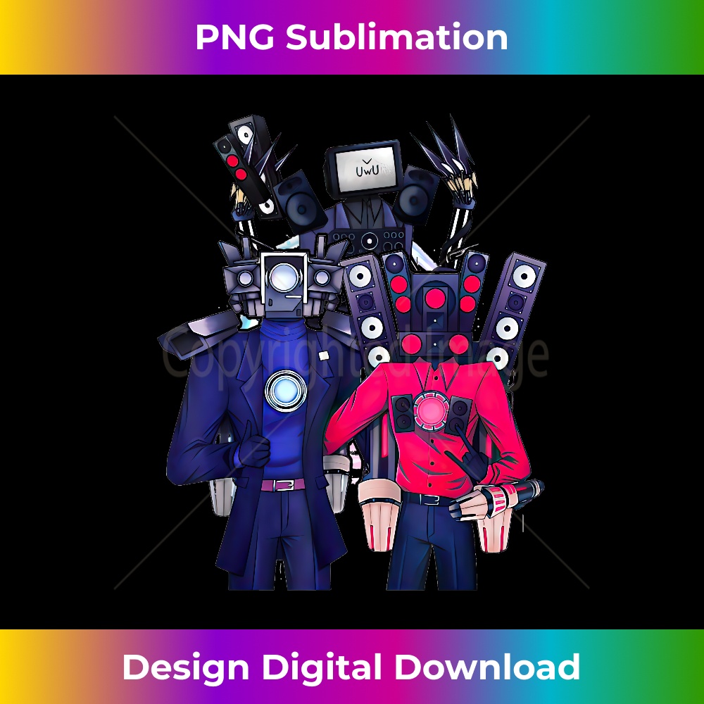 Skibidi Toilet, Camera man, Speaker man, TV man Long Sleeve - Inspire ...