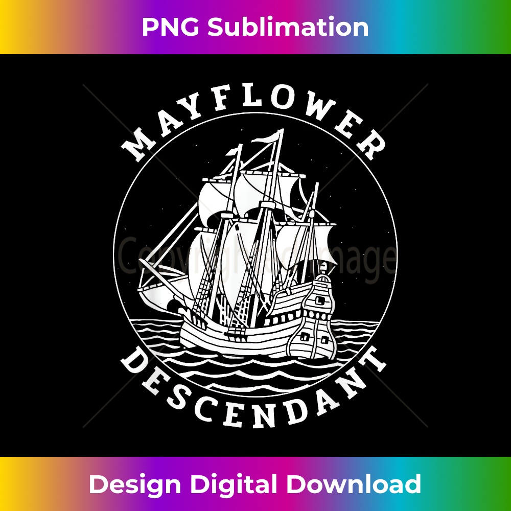 Mayflower Descendant - Artisanal Sublimation PNG File - Chal | Inspire ...