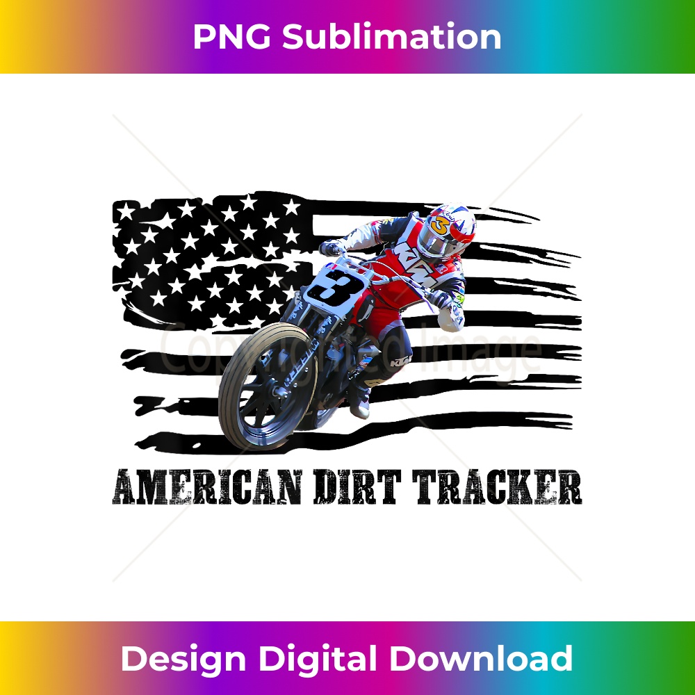 American Dirt Tracker Flat Track Racer Dirt Track Men Boys - | Inspire Uplift