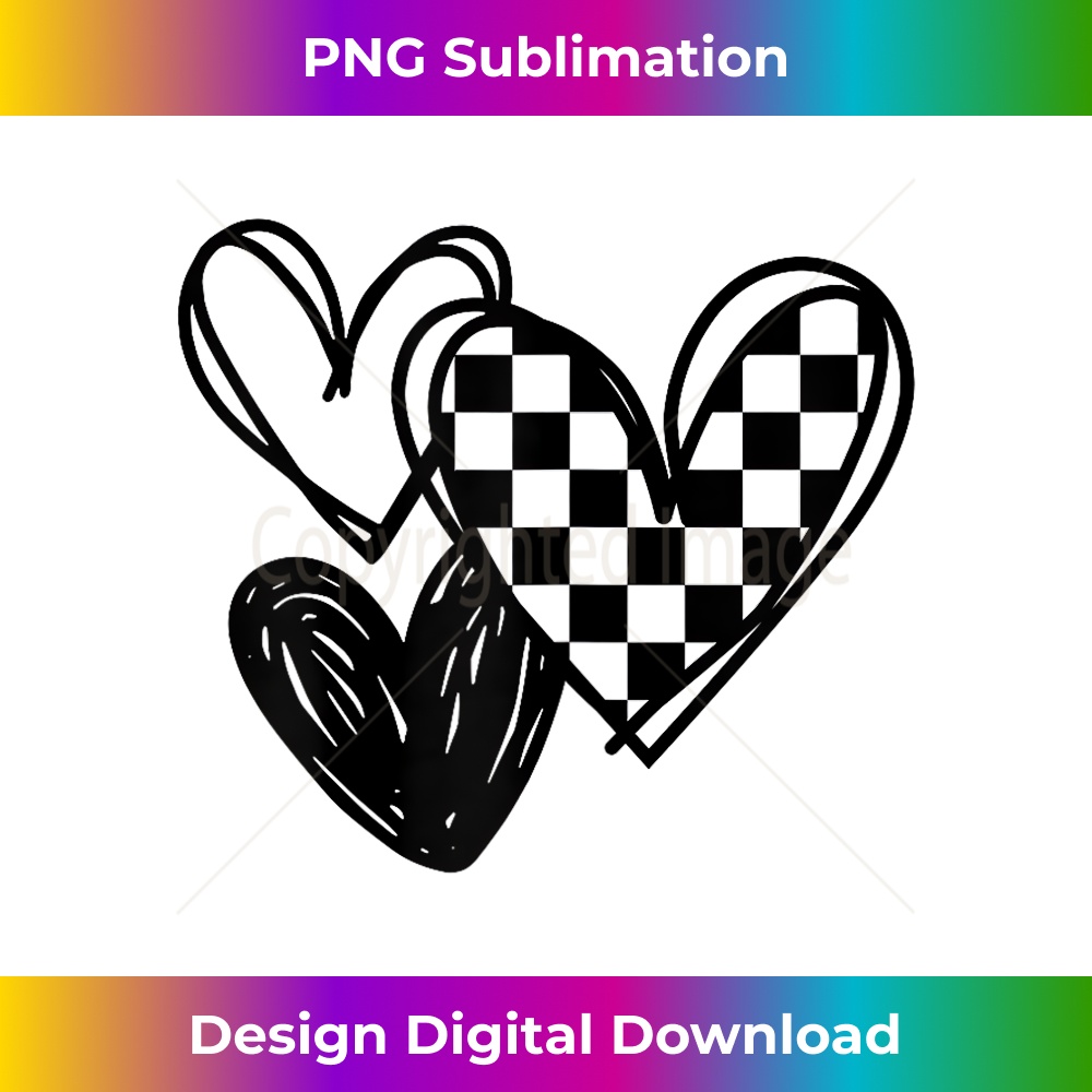 Race Car Checker Flag Racing Heart Auto Racing Racetrack - A | Inspire ...