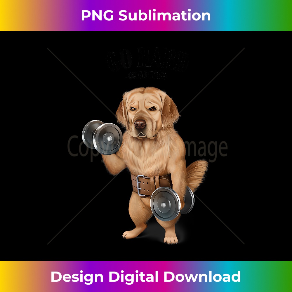 Golden Retriever Dog Muscle Training with Dumbbell in Gym - | Inspire ...