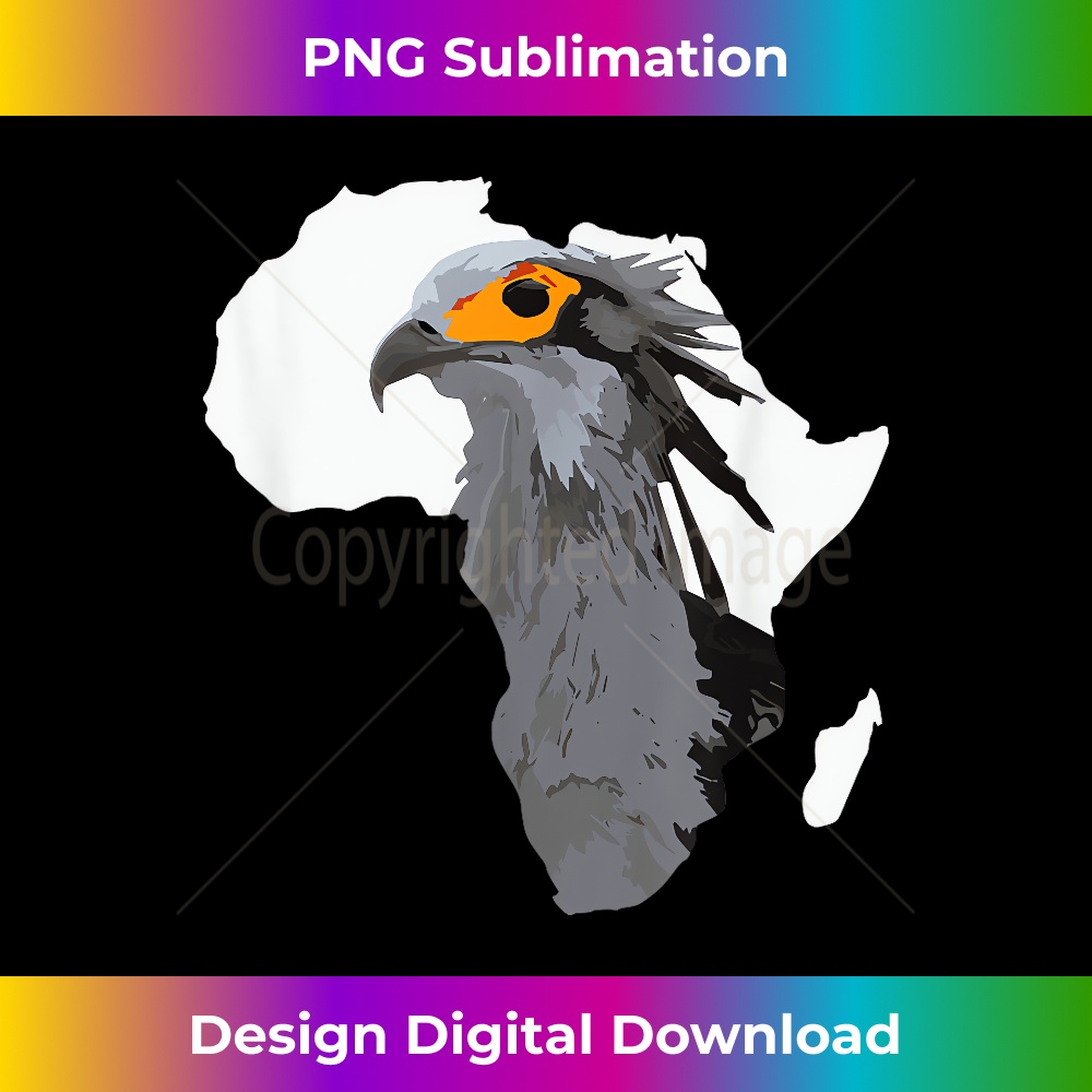 Africa African Map Secretary Bird Sagittarius Serpentarius - - Inspire ...