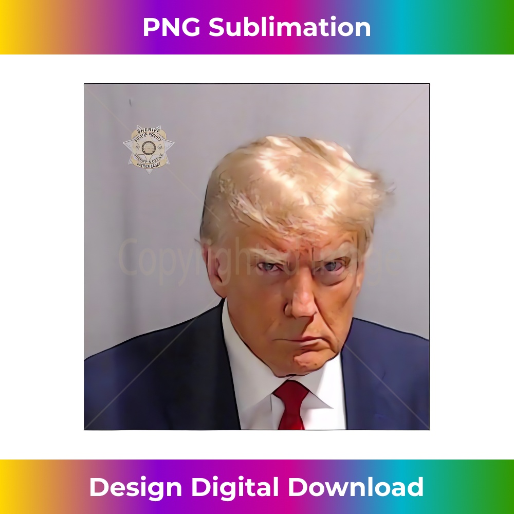Donald Trump Mugshot Original - Sophisticated PNG Sublimatio - Inspire ...