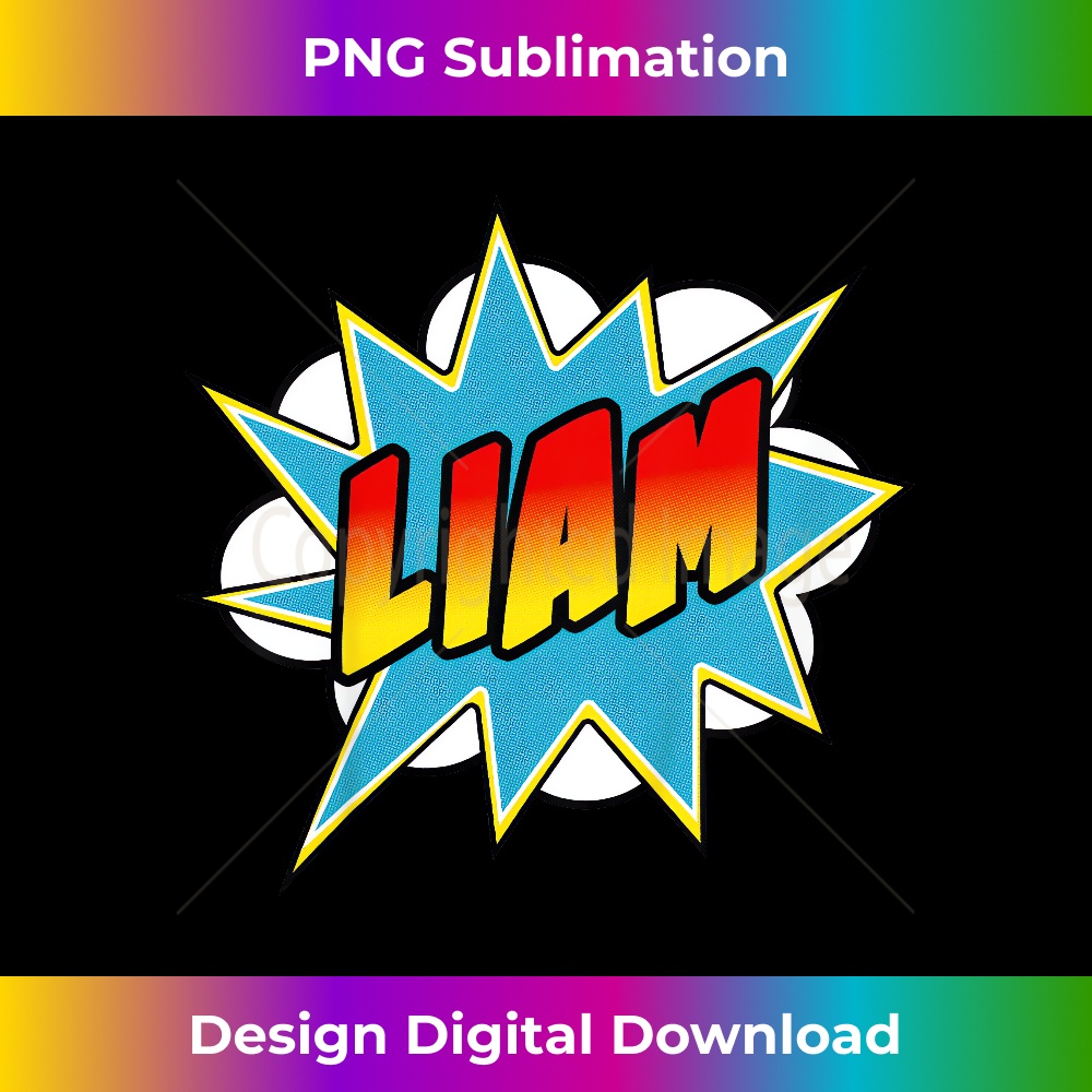 Kids Boys Liam Comic Book Superhero Name - Artisanal Sublima | Inspire ...