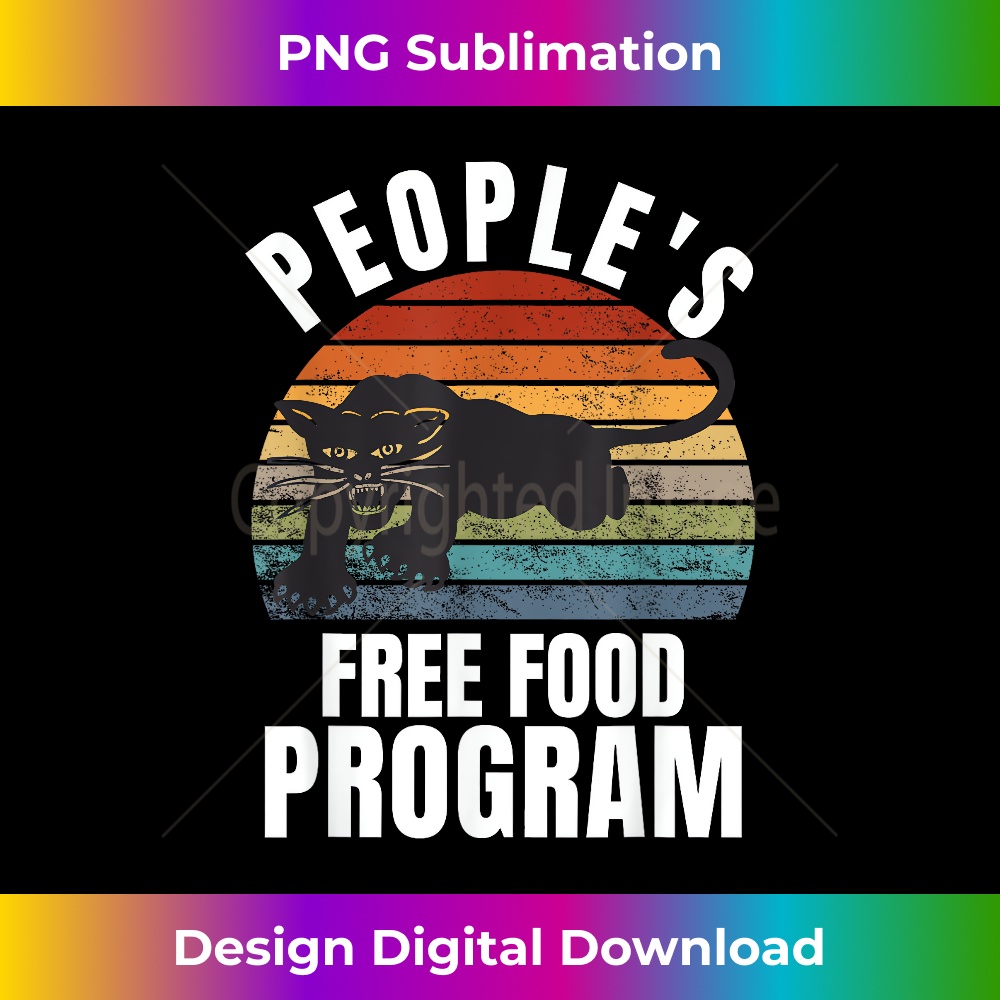 Juneteenth Retro Vintage Panther People's Free Food Program | Inspire Uplift