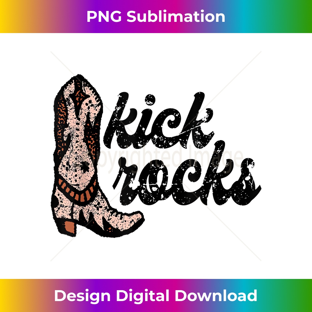 Kick Rocks Cowgirl Boot Cowboy Punchy Southern - Eco-Friendl | Inspire ...