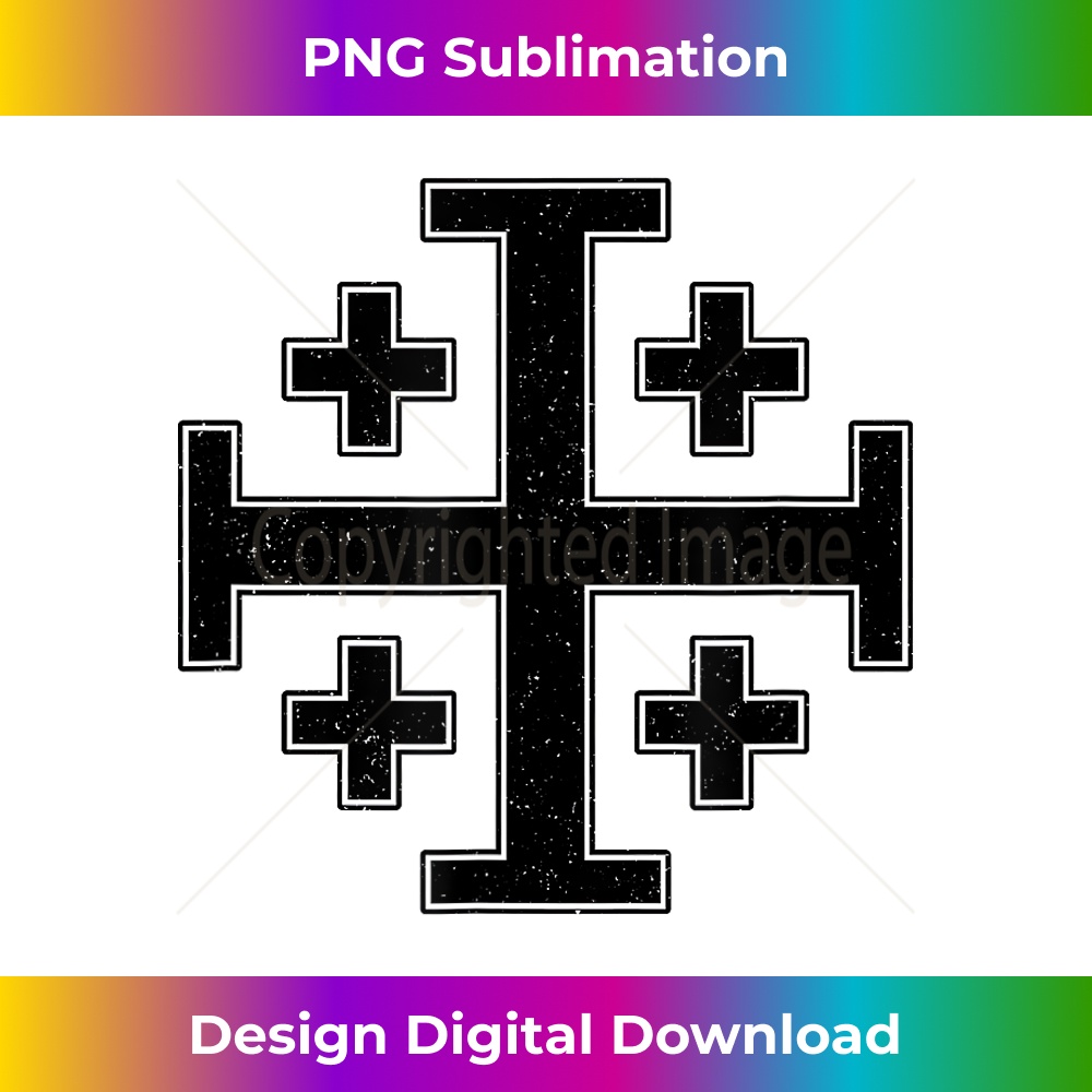 JERUSALEM CROSS FIVE-FOLD CROSS KNIGHT'S TEMPLAR - Luxe Subl | Inspire ...