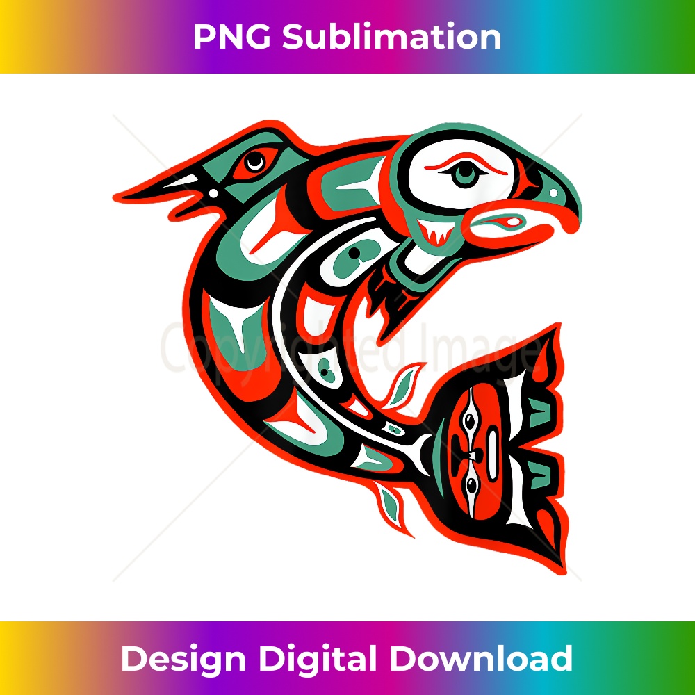 Haida art, Native American Style, Salmon Totem - Chic Sublim | Inspire ...