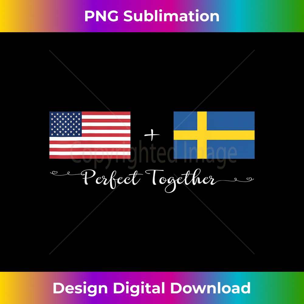 American + Swedish Perfect Together Flag - Sophisticated PNG - Inspire ...