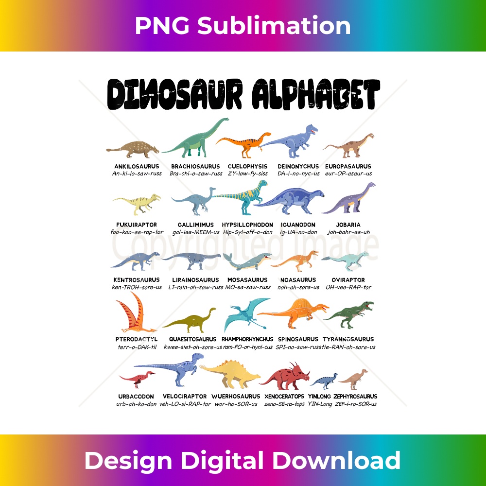 Dinosaur Alphabet - Types Of Dinosaurs - Dino Identification - Inspire ...