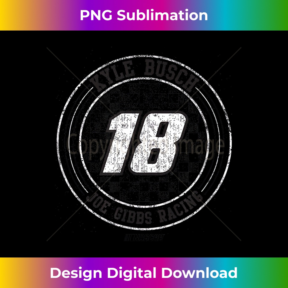 KYLE BUSCH 18 CIRCLE LOGO - NASCAR - Sleek Sublimation PNG D | Inspire ...